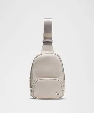 Lululemon Everywhere Sling Bag Small 2l - Downtown Tan/silver