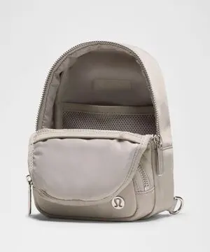 Lululemon Everywhere Sling Bag Small 2l - Downtown Tan/silver