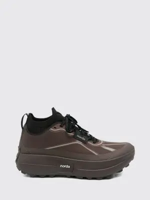 NORDA 005 Sneakers In Recycled Technical Fabric With Notched Sole - Brown