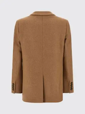 BLAZÉ MILANO Double-breasted Lapel Blazer In Virgin Wool And Cashmere