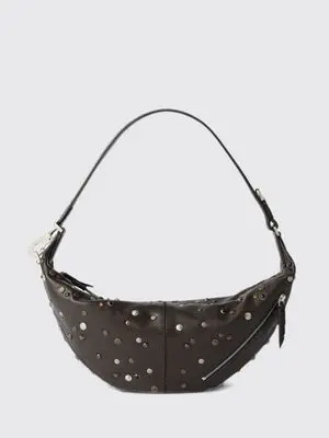 LEMAIRE Quiver Clip Crescent-shaped Calfskin Shoulder Bag - Brown