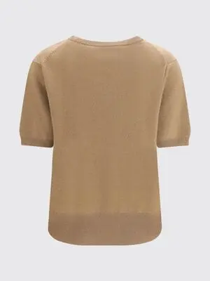 Extreme Cashmere V-neck Short-sleeved Jumper In Cashmere Blend