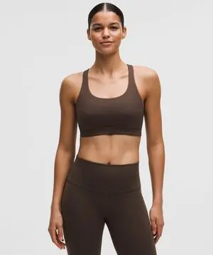 Lululemon Energy Bra Medium Support, B-d Cups Walnut Crunch