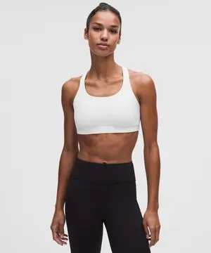Lululemon Energy Bra Medium Support, B-d Cups White