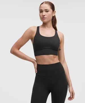 Lululemon Energy Longline Bra Medium Support, B-d Cups - Black