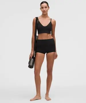 Lululemon Focuser Scoop-neck Bra Nulu - Black