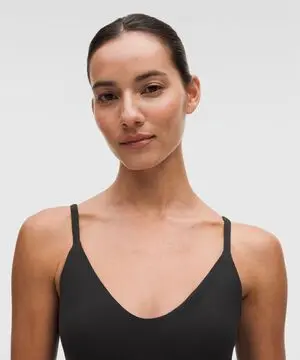 Lululemon Focuser Scoop-neck Bra Nulu - Black