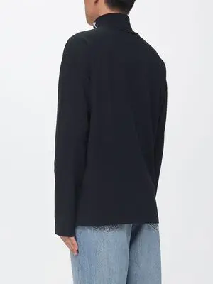 Loewe Cotton Roll Neck With Contrast Logo And Dropped Shoulders