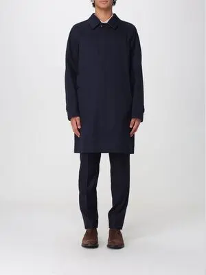Burberry Knee-length Single-breasted Trench Coat In Cotton With Concealed Fastening