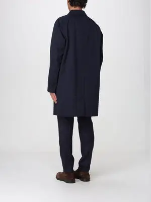 Burberry Knee-length Single-breasted Trench Coat In Cotton With Concealed Fastening
