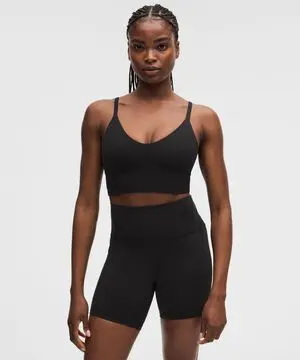 Lululemon Focuser Scoop-neck Bra Nulu - Black