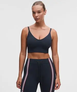 Lululemon Focuser Scoop-neck Bra Nulu - True Navy