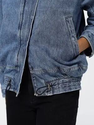 Loewe Cropped Shirt-style Cotton Denim Jacket