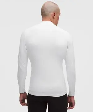 Lululemon Mockneck Long-sleeve Golf Base Layer - White