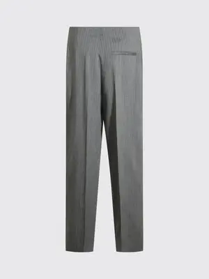 Alberta Ferretti Mid-rise Chevron Wool-blend Skinny Trousers