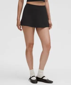 Lululemon Nulu Bow-detail Mini Skirt