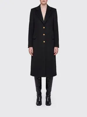 Tagliatore Knee-length Single-breasted Wool And Cashmere Coat