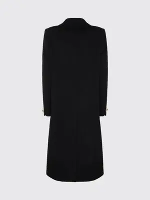 Tagliatore Knee-length Single-breasted Wool And Cashmere Coat