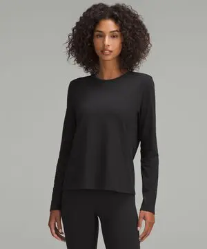 LULULEMON Organic Cotton Crewneck Long-sleeve Shirt