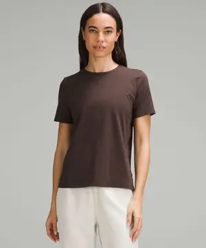 LULULEMON Organic Cotton Straight-hem Crewneck T-shirt