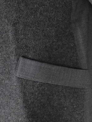 SEMICOUTURE Half-zip Wool Turtleneck Jumper With Ribbed Trims