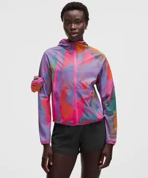 Lululemon Packable Trail Running Jacket - Speed Glow Multi