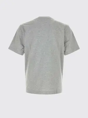 Burberry Crewneck Cotton T-shirt With Ekd Logo Print