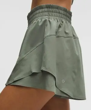 Lululemon Shake It Out High-rise Running Short 2.5 - Willow Leaf