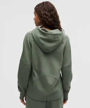 Lululemon Scuba Oversized Half-zip Hoodie - Willow Leaf