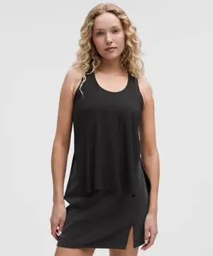 Lululemon Silkyappeal Side-slit Tank Top - Black
