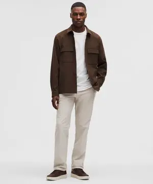 Lululemon Slacker Classic-straight Trouser 32l - Downtown Tan