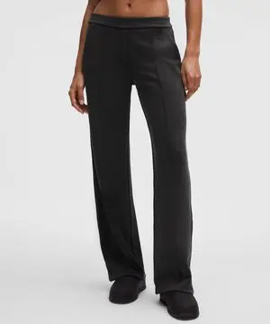 Lululemon Softstreme Pintuck Mid-rise Pant - Black