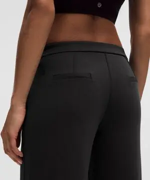 Lululemon Softstreme Pintuck Mid-rise Pant - Black