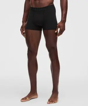 Lululemon Soft Stretch Active Boxer Brief 3 - Black