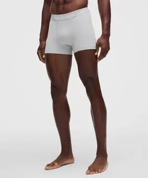 Lululemon Soft Stretch Active Boxer Brief 3 - Silver Drop