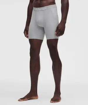 Lululemon Soft Stretch Active Boxer Brief 7 - Silver Drop