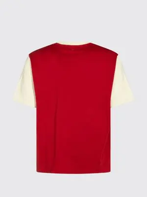AMI Paris Contrast Logo Cotton Crew Neck T-shirt