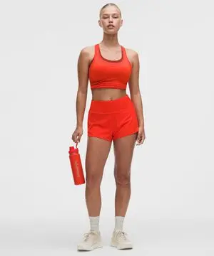 Lululemon Speed Up High-rise Short 2.5 - Cherry Ember
