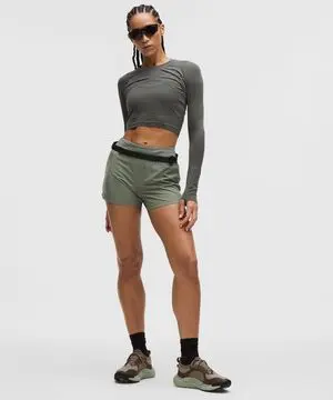 Lululemon Speed Up High-rise Short 4" Willow Leaf