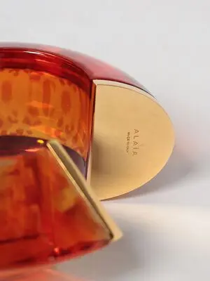 Alaïa Edge Tortoiseshell Resin Bangle Bracelet With Brass Details