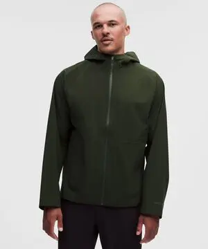 Lululemon Stretch Glyde Waterproof Jacket - Deep Forest