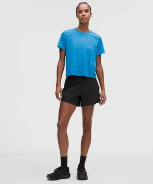 Lululemon Track That High-rise Lined Short 5 - Black