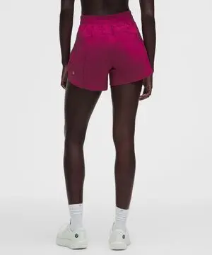 Lululemon Track That High-rise Lined Short 5 - Raspberry Rave