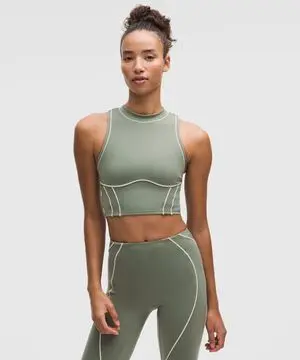 Lululemon Ultralu Contour-seam Cropped Tank Top