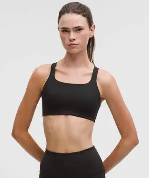Lululemon Ultralu Square-neck Workout Bra