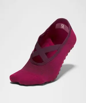 Lululemon Find Your Balance Grip Socks - Raspberry Rave