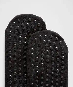 Lululemon Find Your Balance Grip Crew Socks - Black