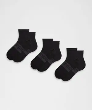 Lululemon Unisex Power Stride Ankle Socks Black