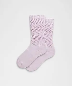 Lululemon Slouch Socks - Lilac Play/pink Pearl