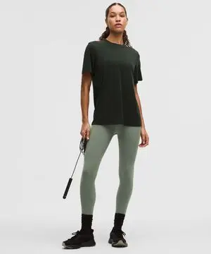 Lululemon Wunder Train High-rise Tight With Pockets 25" Willow Leaf